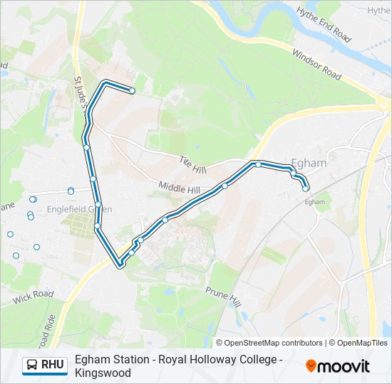 rhu Route: Schedules, Stops & Maps - Englefield Green (Updated)