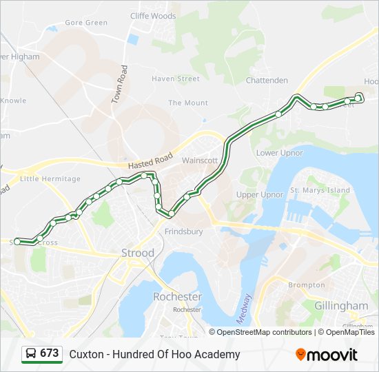 673 Route: Schedules, Stops & Maps - Strood (Updated)