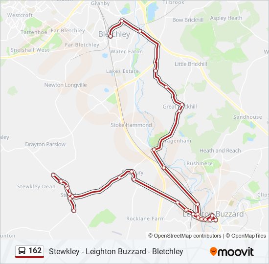162 Route: Schedules, Stops & Maps - Bletchley (Updated)