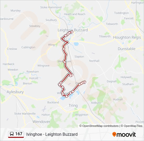 167 Route: Schedules, Stops & Maps - Ivinghoe (Updated)