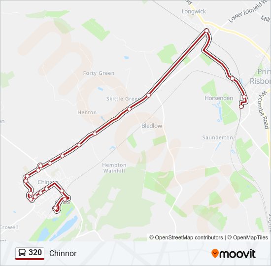 320 Route: Schedules, Stops & Maps - Chinnor (Updated)