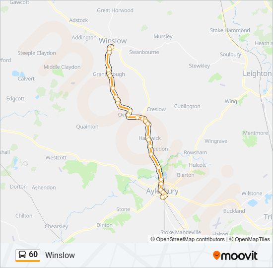 60 Route: Schedules, Stops & Maps - Winslow (Updated)