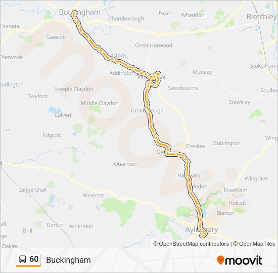 60 Route: Schedules, Stops & Maps - Buckingham (Updated)