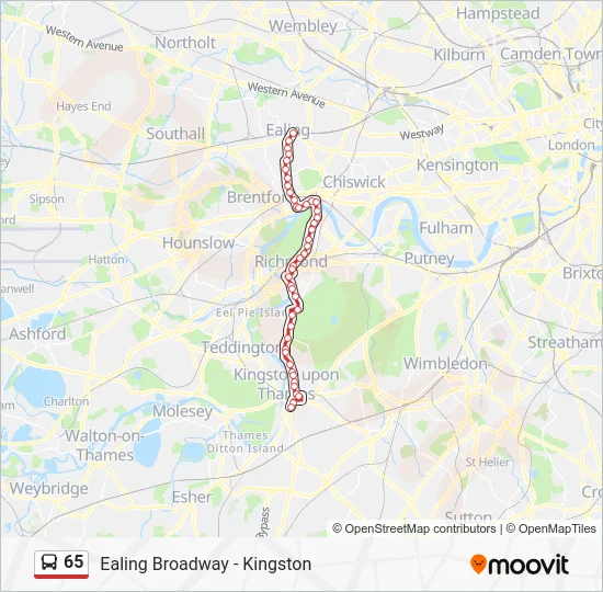 65 Route: Schedules, Stops & Maps - Kingston (Updated)