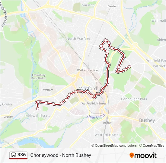 336 Route: Schedules, Stops & Maps - Holywell (Updated)