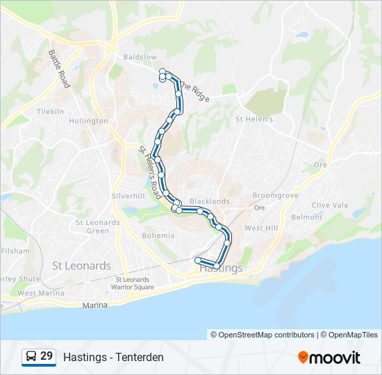 29 Route: Schedules, Stops & Maps - St Helens (Updated)