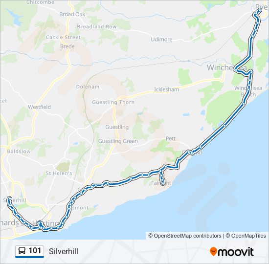 101 Route: Schedules, Stops & Maps - Silverhill (Updated)