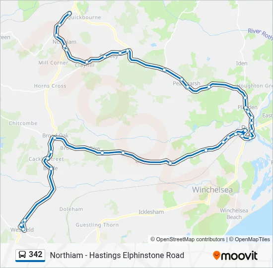 342 Route: Schedules, Stops & Maps - Westfield (Updated)