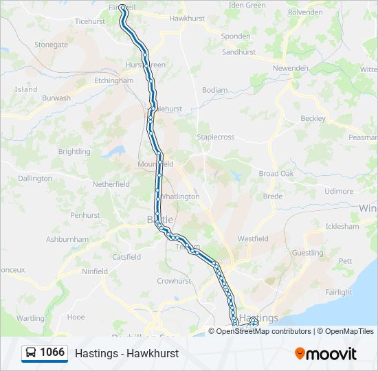 1066 Route: Schedules, Stops & Maps - Flimwell (Updated)