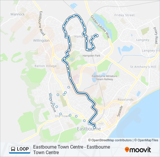 loop Route: Schedules, Stops & Maps - Hampden Park (Updated)