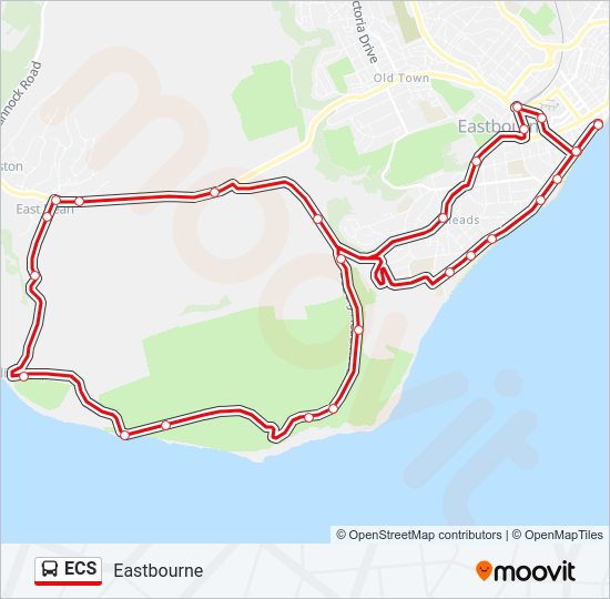 ECS Route: Schedules, Stops & Maps - Eastbourne (Updated)