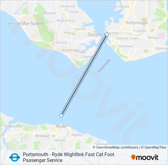 ryde fastcat Route: Schedules, Stops & Maps - Ryde (Updated)
