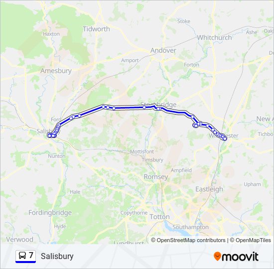 7 Route: Schedules, Stops & Maps - Salisbury (Updated)