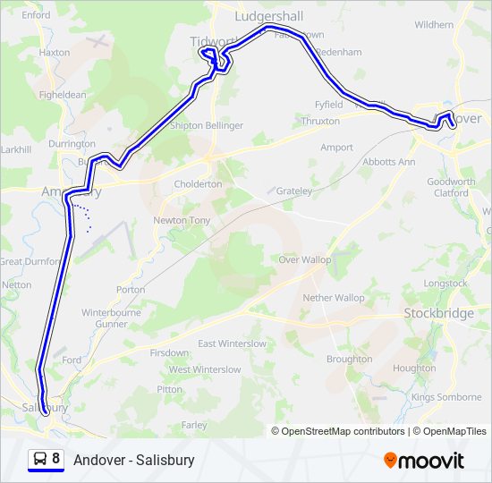 8 Route: Schedules, Stops & Maps - Andover (Updated)
