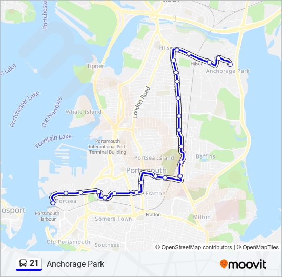 21 Route: Schedules, Stops & Maps - Anchorage Park (Updated)