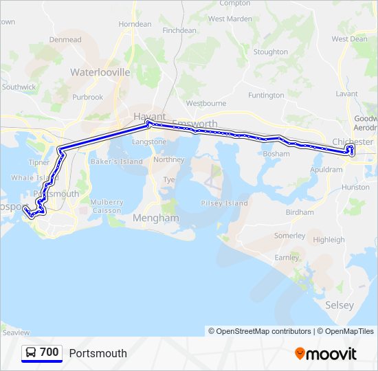 700 Route: Schedules, Stops & Maps - Portsmouth (Updated)