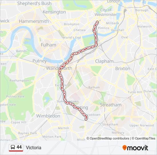 44 Route: Schedules, Stops & Maps - Victoria (Updated)
