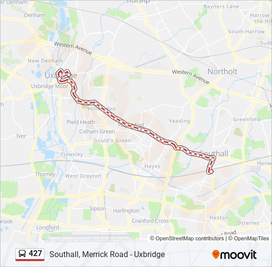 427 Route: Schedules, Stops & Maps - Uxbridge (Updated)