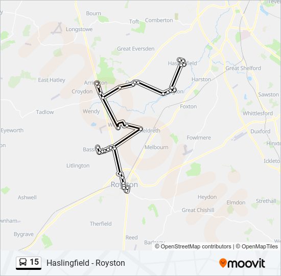 15 Route: Schedules, Stops & Maps - Royston (Updated)