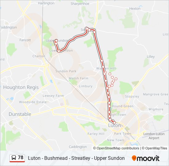 78 Route: Schedules, Stops & Maps - Luton Town Centre (Updated)