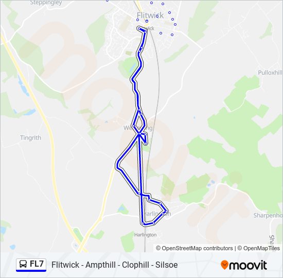FL7 Route: Schedules, Stops & Maps - Flitwick (Updated)