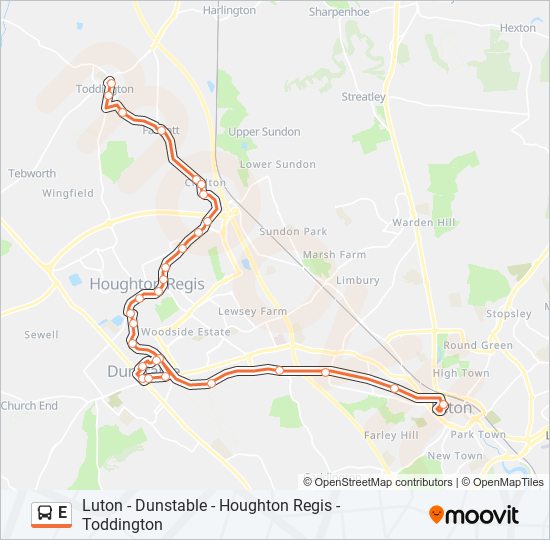 e Route: Schedules, Stops & Maps - Toddington (Updated)