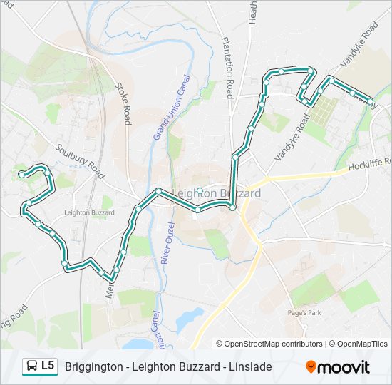L5 Route: Schedules, Stops & Maps - Linslade (Updated)