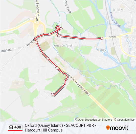 400 Route: Schedules, Stops & Maps - Oxford (Updated)