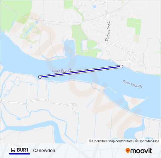 BUR1 Route: Schedules, Stops & Maps - Canewdon (Updated)