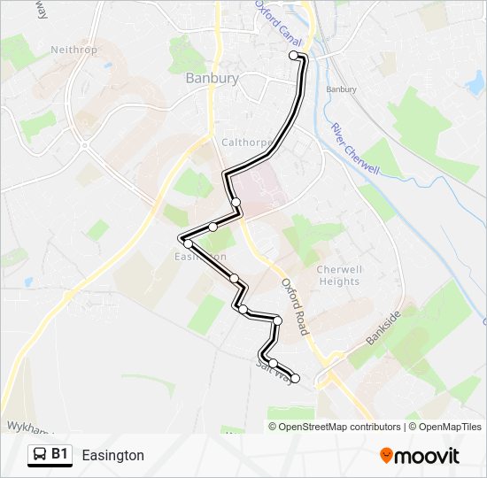 B1 Route: Schedules, Stops & Maps - Easington (Updated)