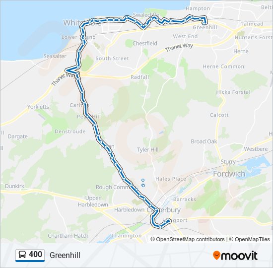 400 Route: Schedules, Stops & Maps - Greenhill (Updated)