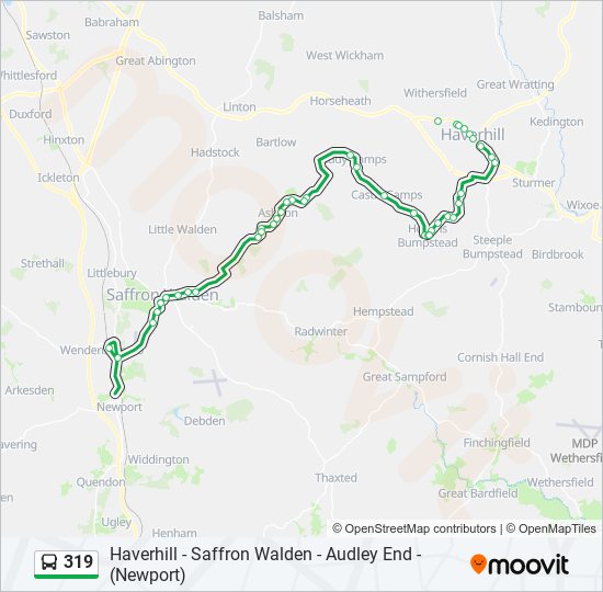 319 Route: Schedules, Stops & Maps - Haverhill (Updated)