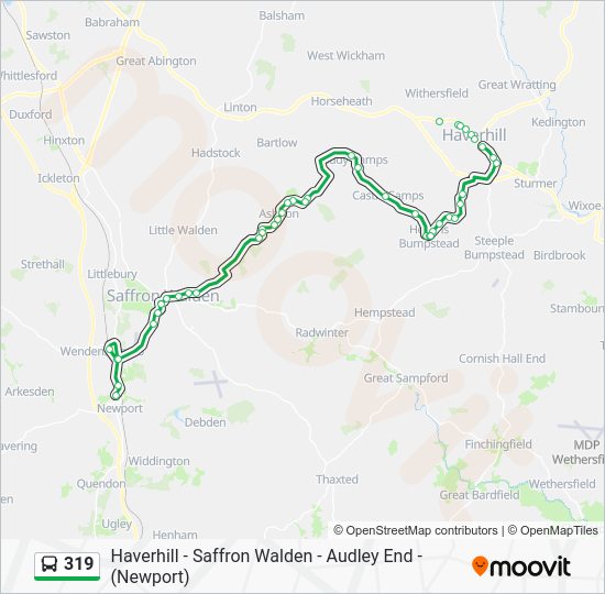 319 Route: Schedules, Stops & Maps - Haverhill (Updated)