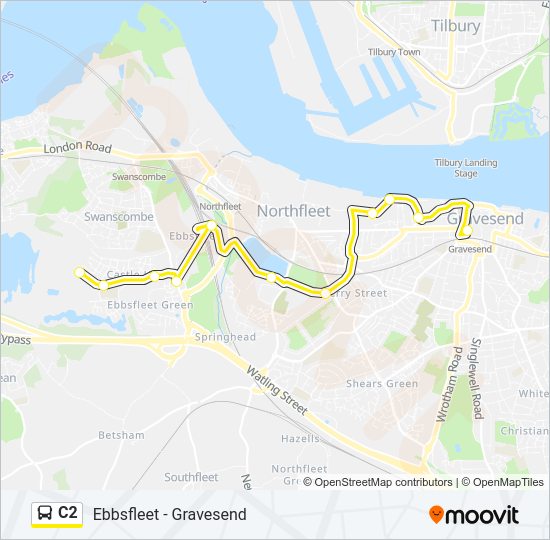 C2 Route: Schedules, Stops & Maps - Castle Hill (Updated)