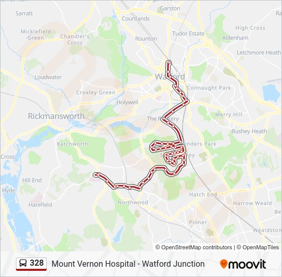 328 Route: Schedules, Stops & Maps - Northwood (Updated)