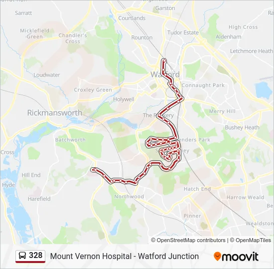 328 Route: Schedules, Stops & Maps - Northwood (Updated)