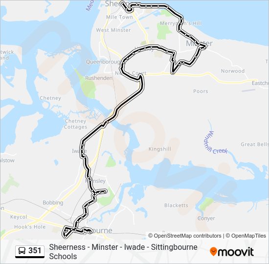 351 Route: Schedules, Stops & Maps - Snipeshill (Updated)