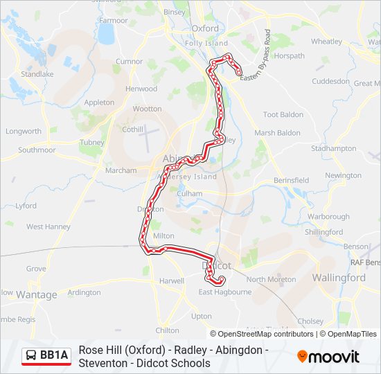 BB1A Route: Schedules, Stops & Maps - Rose Hill (Updated)