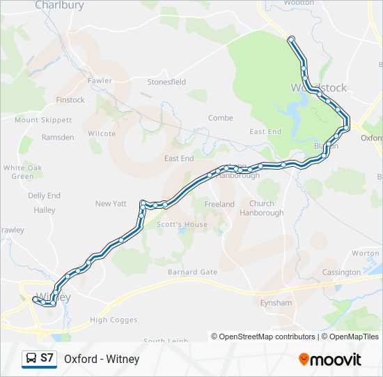 S7 Route: Schedules, Stops & Maps - Old Woodstock (Updated)