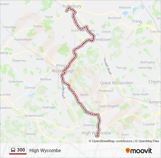 300 Route: Schedules, Stops & Maps - High Wycombe (Updated)