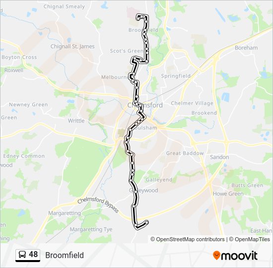 48 Route: Schedules, Stops & Maps - Broomfield (Updated)
