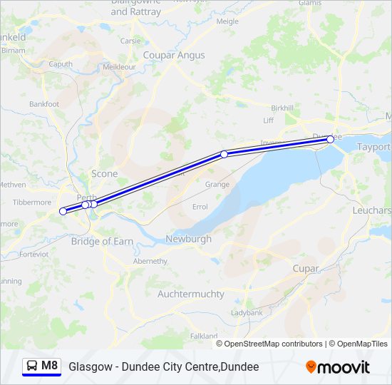 M8 Route: Schedules, Stops & Maps - Broxden (Updated)
