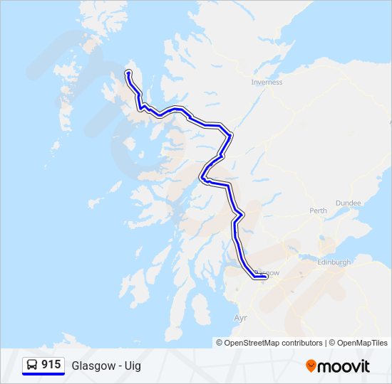 915 Route: Schedules, Stops & Maps - Uig (Updated)