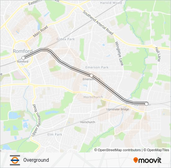 LIBERTY LINE Route: Schedules, Stops & Maps - Upminster (Updated)