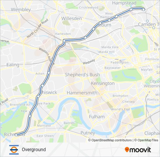 MILDMAY LINE Route: Schedules, Stops & Maps - Richmond (London) (Updated)