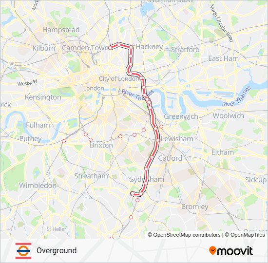 WINDRUSH LINE Route: Schedules, Stops & Maps - Highbury & Islington ...