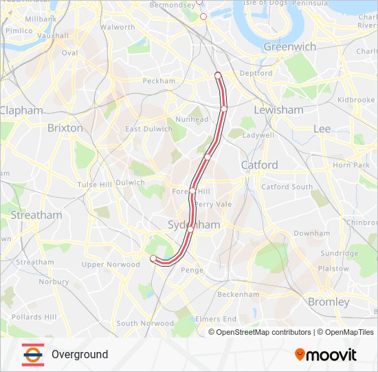 WINDRUSH LINE Route: Schedules, Stops & Maps - Crystal Palace (Updated)