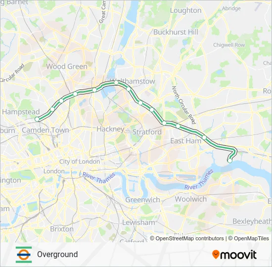 SUFFRAGETTE LINE Route: Schedules, Stops & Maps - Barking Riverside ...