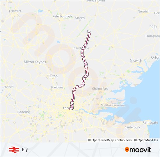 WEAVER LINE Route: Schedules, Stops & Maps - Ely (Updated)