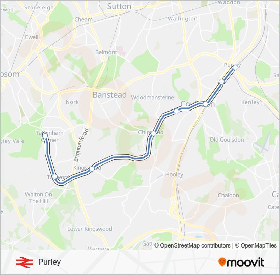 mildmay line Route: Schedules, Stops & Maps - Purley (Updated)